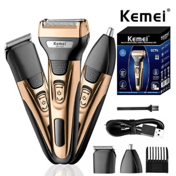 [Kit 3 en 1] Máquina Afeitadora Eléctrica Rasuradora – TecnoGadgetsCO